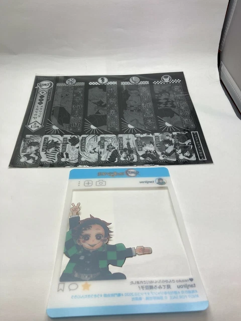 Demon Slayer Bookmarks Kamado Tanjiro Nezuko Zenitsu Inosuke Set Of 2