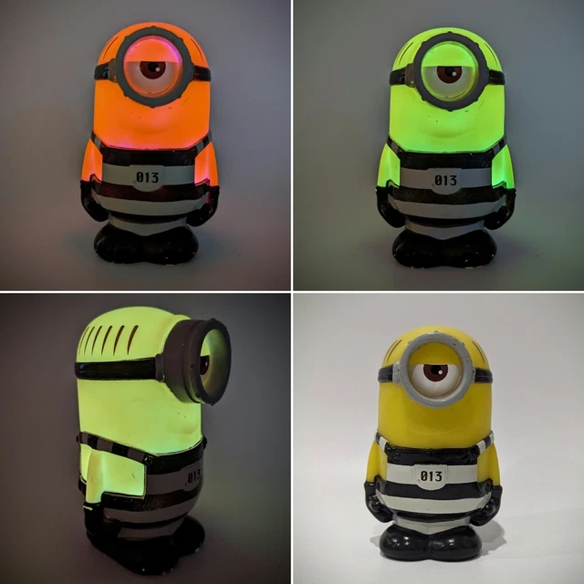 UNIVERSAL STUDIOS DESPICABLE Me Minion Colour Changing LED Light Figure ...