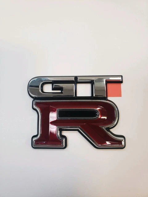 GENUINE NISSAN R34 Skyline R34 GTR Trunk Badge Emblem NEW OEM 84896 ...