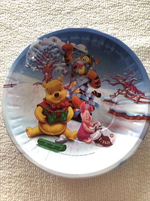PLATEAU DISNEY NEUF, Winnie et ses amis aux sports d’hiver, 26cm, rond ...