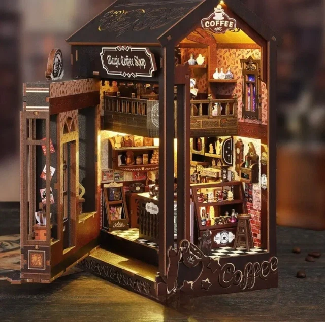 BOOK NOOK MAGIC Coffee House Harry Potter themed 3D LED Puzzle ...