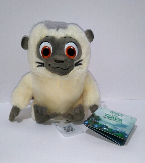 DISNEY RAYA AND The Last Dragon Uka Monkey Plush Soft Toy Animal Figure ...