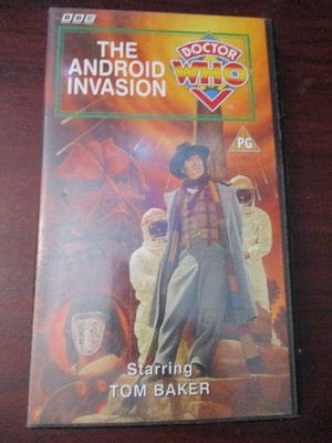 DOCTOR WHO THE Android Invasion BBC VHS Video Tom Baker £1.99 - PicClick UK