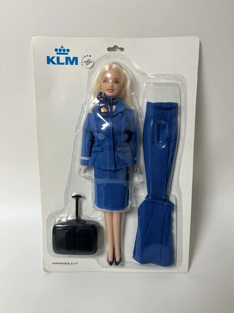 AIR FRANCE FLIGHT Attendant Stewardess Doll PPC Holland In Blister ...