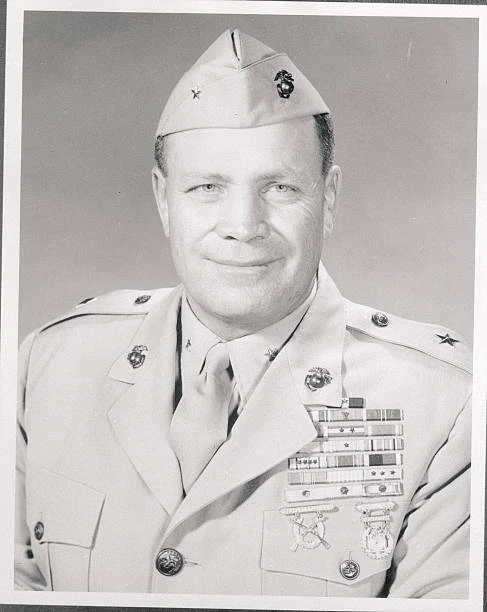 MAJOR GENERAL LEWIS W Walt, USMC, Commander in Vietnam 1961 Old Photo £ ...