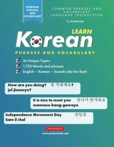 LEARN KOREAN PHRASES and Vocabulary: An..., Lee, Jennie £12.99 ...