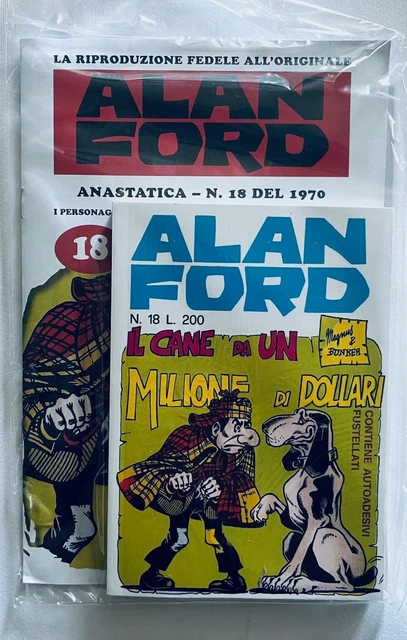 ALAN FORD ANASTATICA n. 18 con adesivi Magnus & Bunker Gazzetta EUR 10,50 - PicClick IT