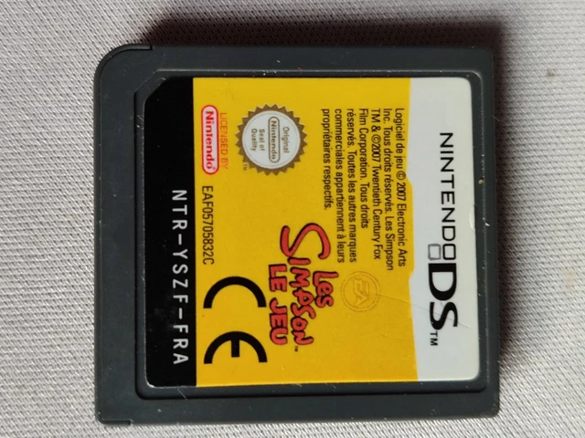 JEU 3DS NINTENDO Les Simpson Le Jeu Cartouche Fra EUR 11,90 - PicClick FR