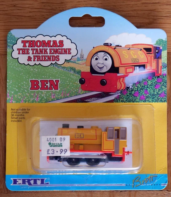 ERTL THOMAS THE Tank Engine and Friends Ben # 1741 1993 Still Sealed £ ...