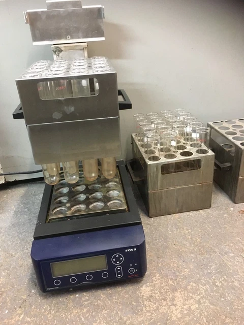 FOSS TECATOR AUTOMATIC Digestor 2520 + 2501 Scrubber Unit Kjeldahl ...