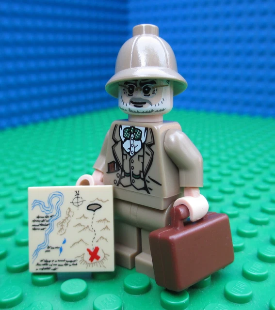 LEGO INDIANA JONES Minifig Minifigure Henry Sr Map City $31.99 ...