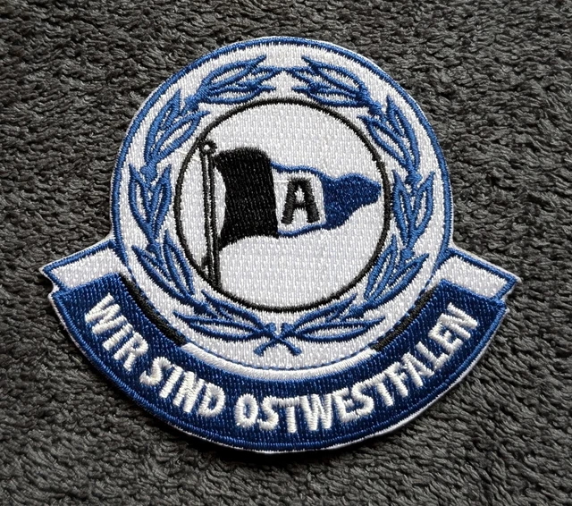 AUFNÄHER ARMINIA BIELEFELD Fußball Sport Patch DSC Bundesliga Ultras ...