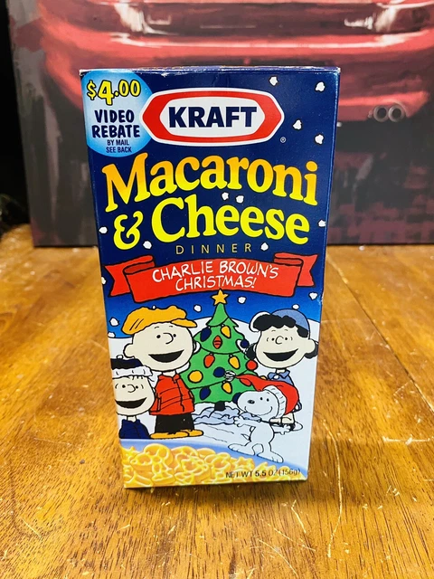 RARE SEALED VINTAGE 1999 Kraft Macaroni Cheese PEANUTS Charlie Brown ...