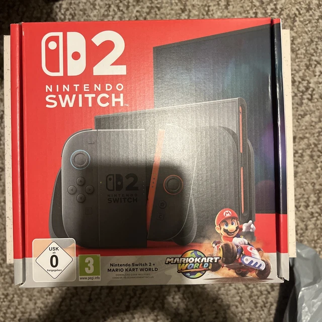 NINTENDO SWITCH 2 & Mario Kart World Bundle - BRAND NEW UNOPENED £389. ...