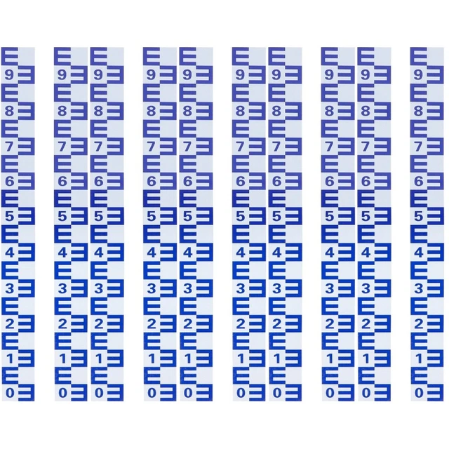 5 COUNT WATER Level Scale Adhesive Gauge Sticker Depth Measuring £44.58 ...