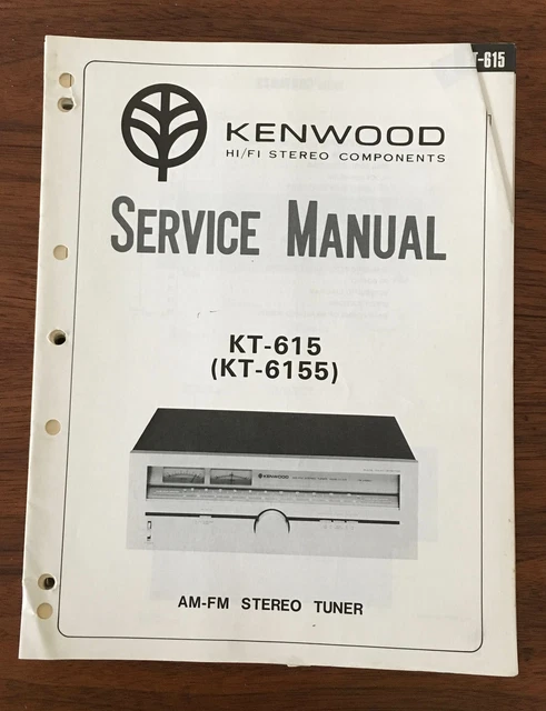 KENWOOD KT-615 KT-6155 Tuner Service Manual *Original* EUR 17,11 - PicClick DE