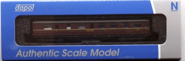 DAPOL - 2P-011-371 - Gresley Buffet Coach - BR Maroon £16.15 - PicClick UK