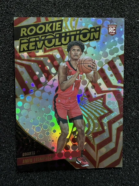 2023-24 PANINI REVOLUTION Amen Thompson Rookie Revolution RC Houston ...