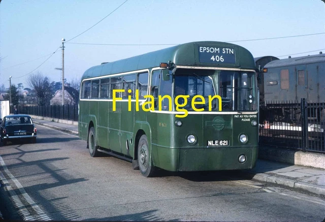 ORIGINAL BUS COLOUR SLIDE London Country RF 621 on route 406 £22.77 ...