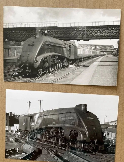 2 PHOTOGRAPHS B.R. Ex Lner Class A4 Locomotive No. 60006 'Sir Ralph Wedgwood' £2.60 - PicClick UK