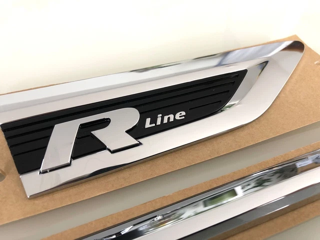 ORIGINAL VW TIGUAN R-Line lettering set right + left new logo / emblem ...