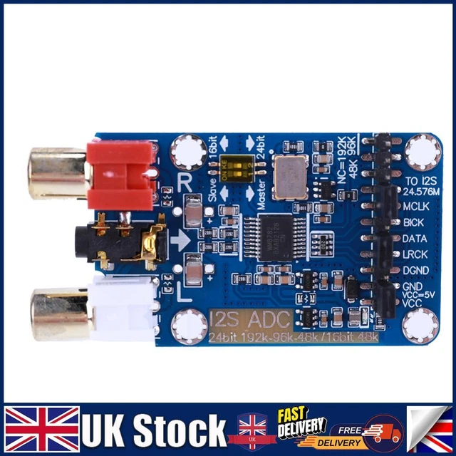 I2S ADC AUDIO I2S Capture Card Module WM8782S Lossless Digital Audio Decoder £12.79 - PicClick UK