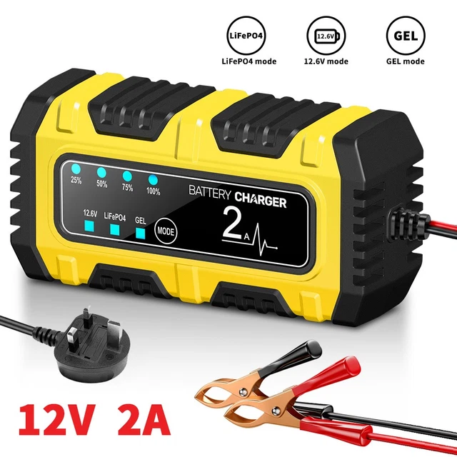 SMART CARAVAN CAMPERVAN Car Battery Charger Starter Pulse Repair 12V 2A ...