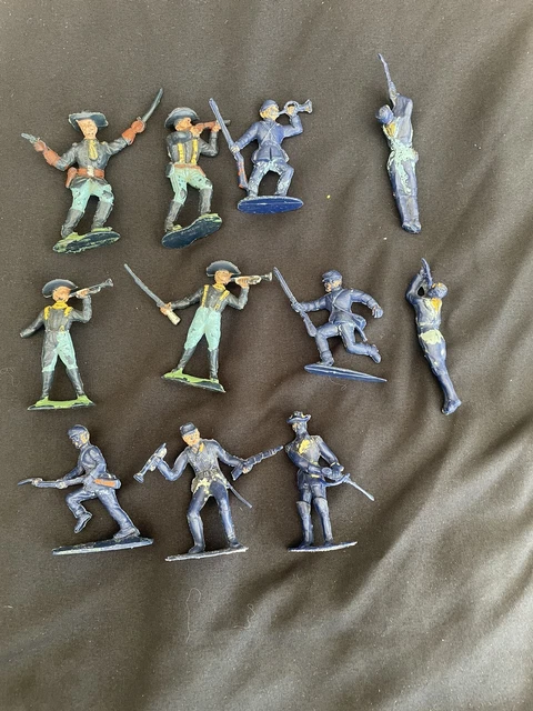 VINTAGE AMERICAN CIVIL War Job Lot Plastic Figures 1:32 Scale £3.99 ...