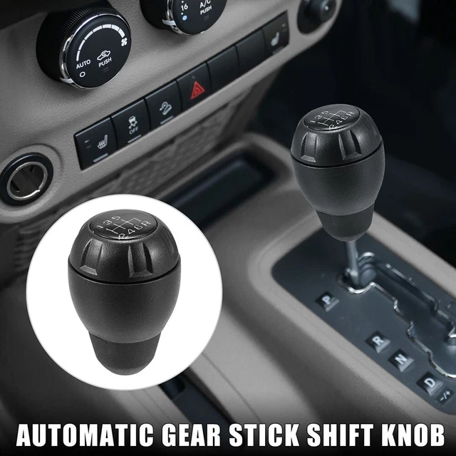 BLACK MANUAL SHIFTER Shift Knob 68085312AB Fits for Jeep Wrangler JK ...