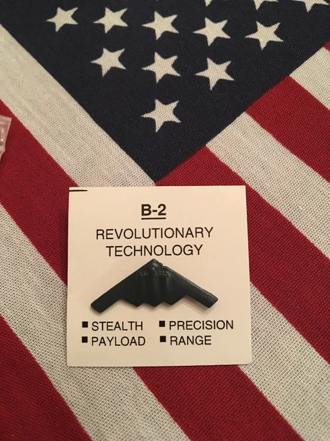 HISTORICAL ORIGINAL B-2 Stealth Bomber Airplane Pin ADSCO Rare EUR 14 ...