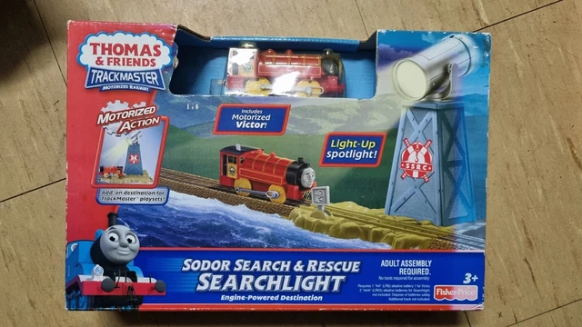THOMAS AND FRIENDS Trackmaster SODOR SEARCH & RESCUE SEARCHLIGHT ...