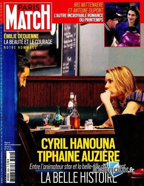 DEQUENNE HANOUNA AUZIERE Dupont Mittenaere Paris Match 19 Mars 2025 EUR 13,99 - PicClick FR