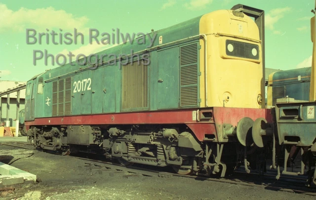 35MM NEGATIVE BR British Railway Diesel Loco Class 20 20172 at Toton 1991 £2.99 - PicClick UK