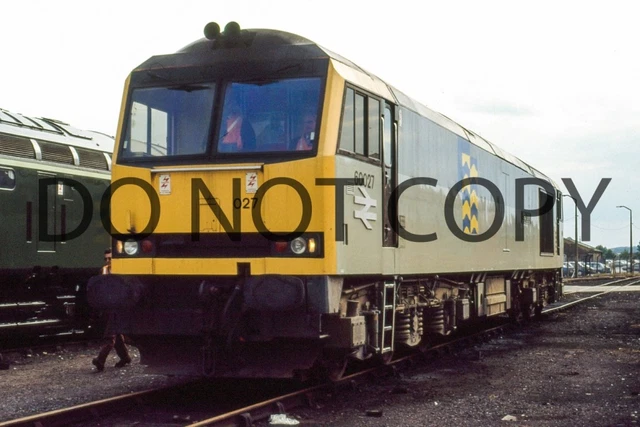 UK DIESEL TRAIN Railway Photograph Of Class 60 60027 Loco. Rm60-137 £1. ...