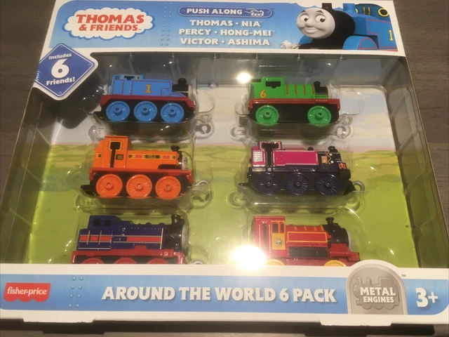 THOMAS THE TANK engine AROUND THE WORLD 6 PACK METAL TRAINS BNWT £19.99 ...