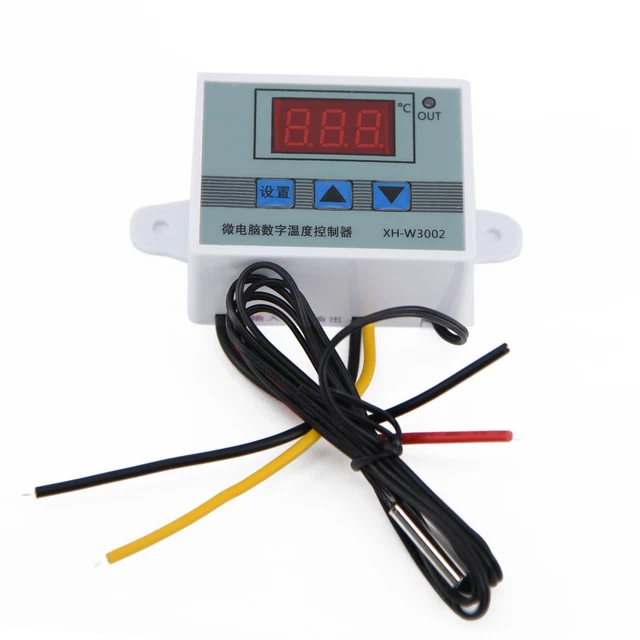 220V/12V NUMÉRIQUE LED Thermostat Interrupteur Contrôleur de Température EUR 9,08 - PicClick FR