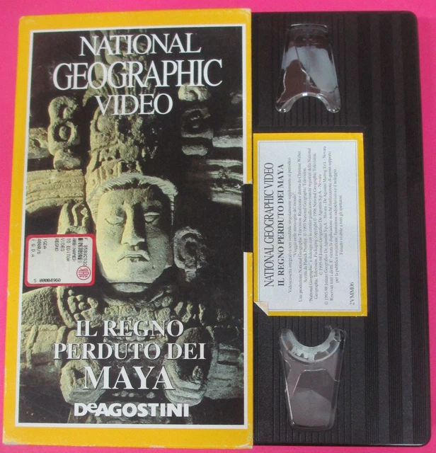 VHS FILM IL REGNO PERDUTO DEI MAYA National geographic DE AGOSTINI ...