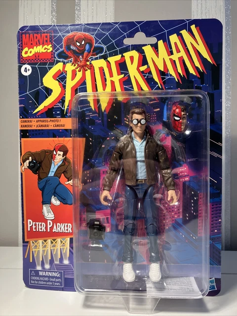 MARVEL LEGENDS - Peter Parker - Spider-Man Series Retro Action Figure £ ...