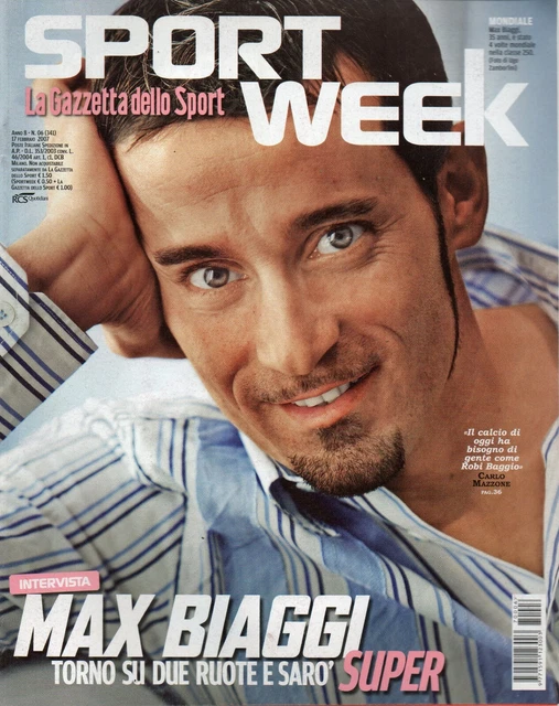 SPORT WEEK 2007 6.MAX BIAGGI,ROBERTO BAGGIO,Paolo Maldini-Milan,WALTER ...