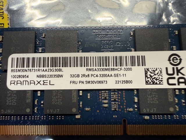 32GB DDR4 3200MHZ Ramaxel RAM 2Rx8 PC4-3200AA-SE1-11 $208.70 - PicClick CA