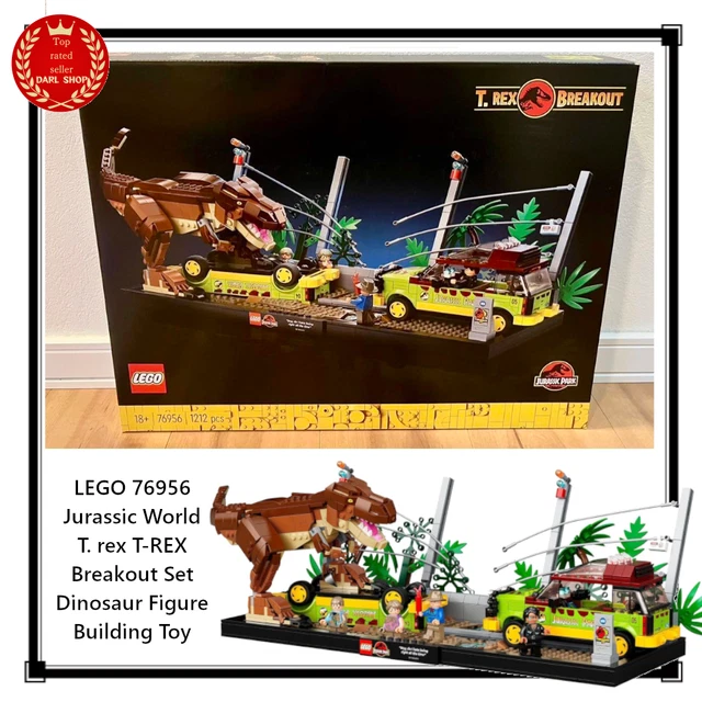 LEGO 76956 JURASSIC World T. rex T-REX Breakout Set Dinosaur Figure ...