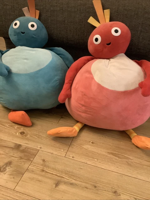 GIANT LARGE TWIRLYWOOS Toodloo Great Big hoo Plush 30” Golden Bear ...