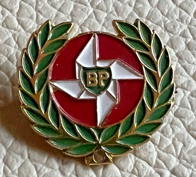 VINTAGE BP LAUREL LEAF 1960’S marked BERTONI MILANO MOTOR SPORT pin ...