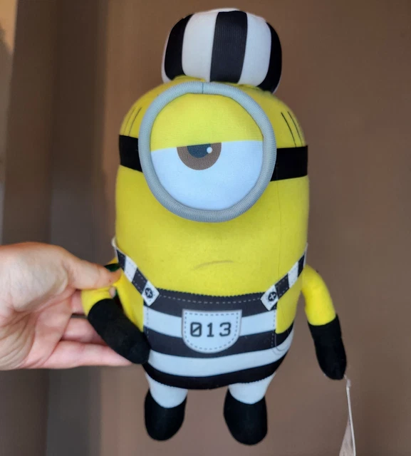 MINIONS DESPICABLE ME 3 Stuart Plush Prison Jail Soft Toy Official BNWT ...