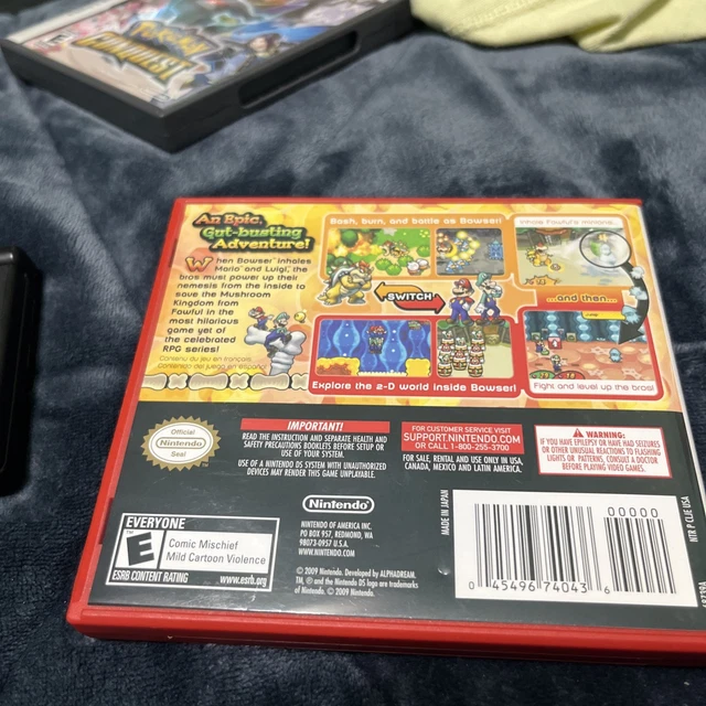 MARIO & LUIGI: Bowser's Inside Story (Nintendo DS, 2009) CIB and tested ...