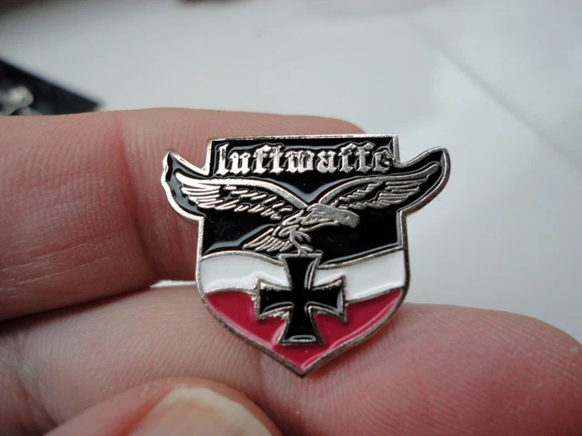 USED LUFTWAFFE EAGLE Air Force pin badge Iron Cross WW2 Repro German ...