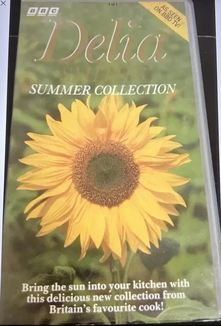 DELIA SMITH SUMMER Collection Video Vhs Rare Food Cooking Cookery Tv ...