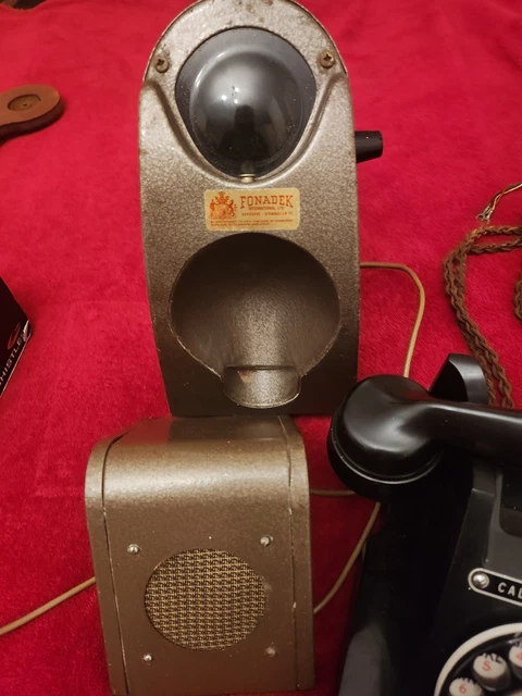 VINTAGE ROTARY DIAL Telephone GPO 312L Collectable + Rare Fonadek ...