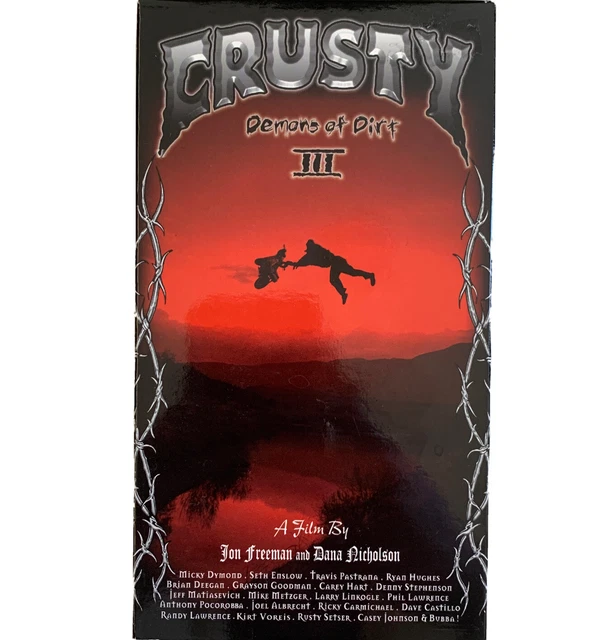 CRUSTY DEMONS OF Dirt 3 VHS Motocross Video Tape 1997 Vintage Travis ...