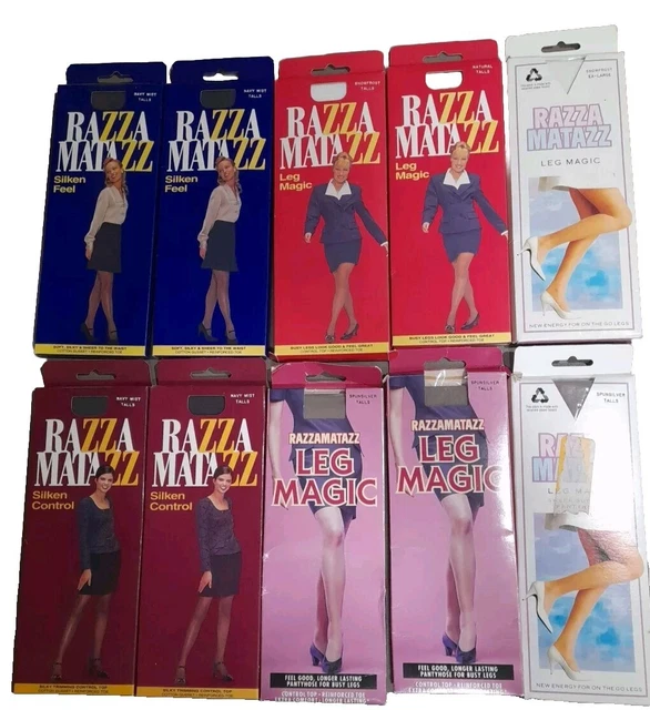 10 X RAZZAMATAZZ Vintage Pantyhose Size & colours In Pictures $25.00 ...